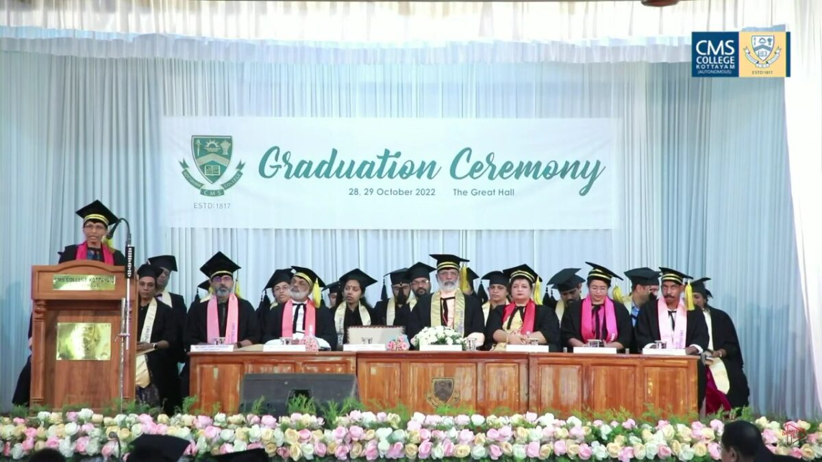 Graduation Ceremony 2022 - CMS College Kottayam