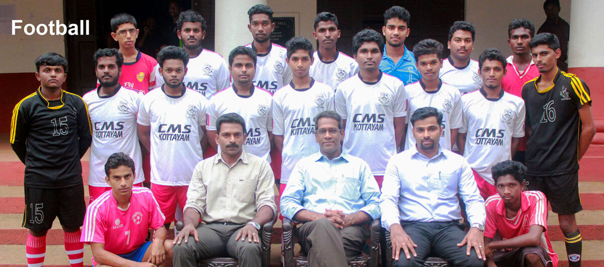 College Football Team. - CMS College Kottayam